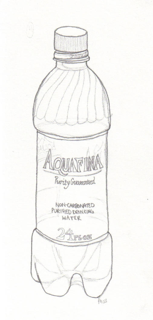 Aquafina Bottle by straykat on DeviantArt