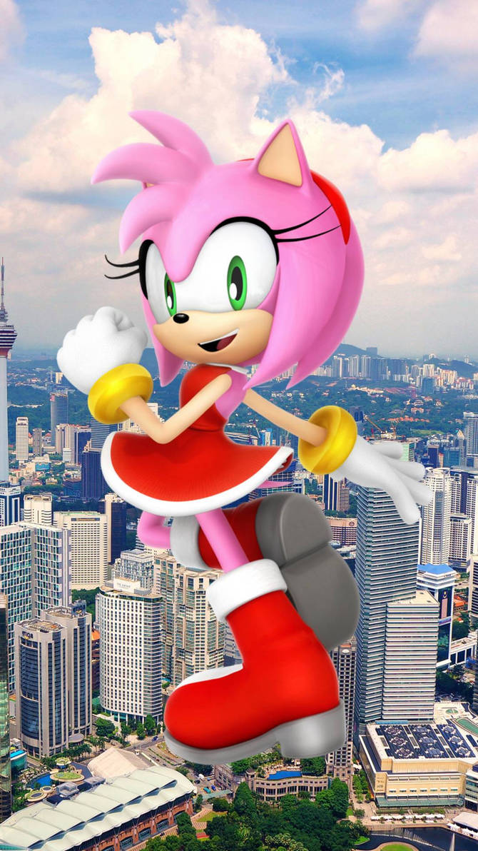 Giantes Amy Rose In City 1 By Shurnken Fan On Deviantart