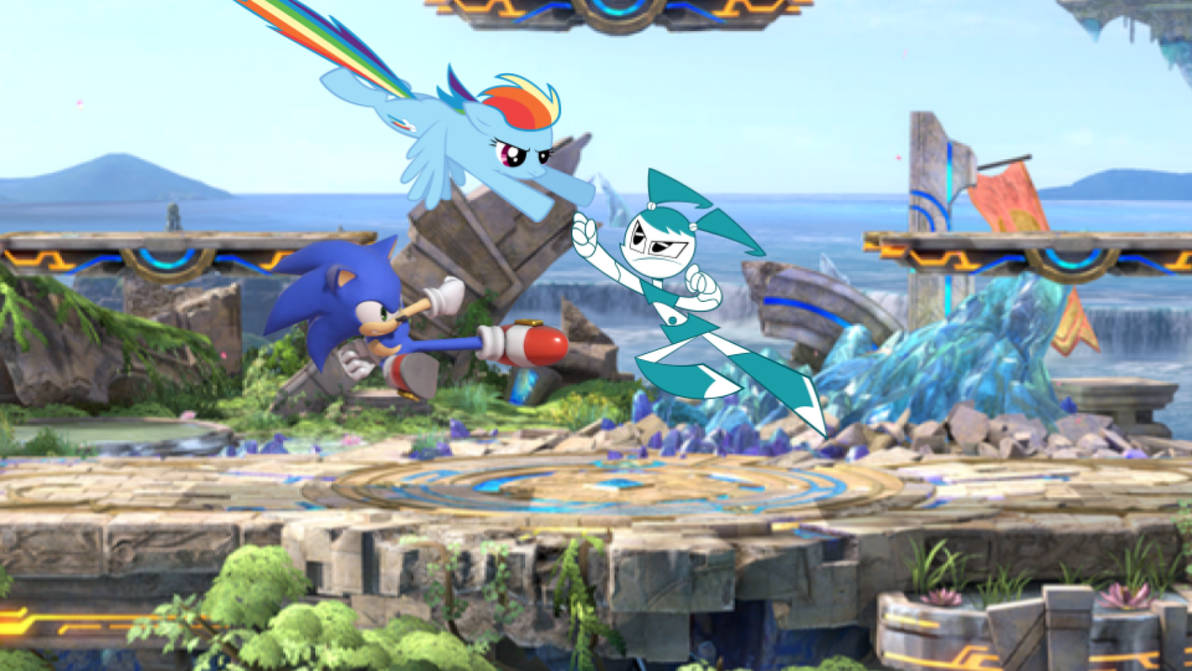 Jenny Wakeman Vs Rainbow Dash And Sonic By Thomastrainfan2006 On Deviantart