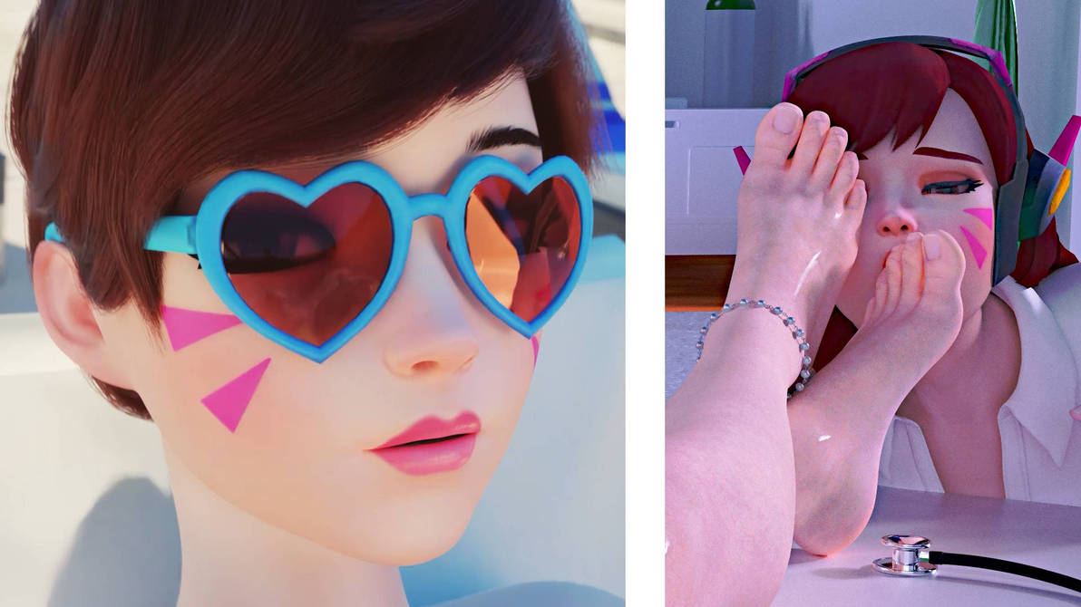 Dva Worships Mercy Feet By Dengo69 On Deviantart