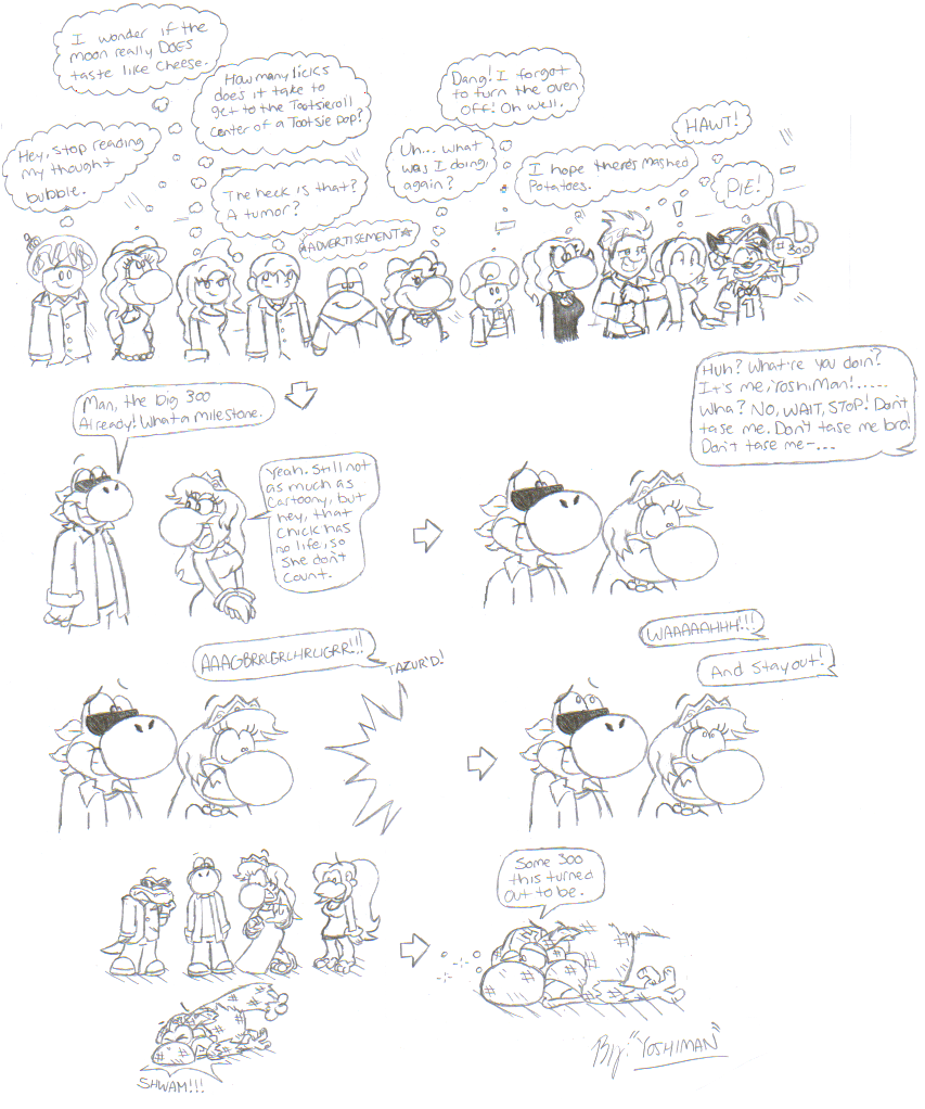 My 300th Cartoon by YoshiMan1118 on DeviantArt
