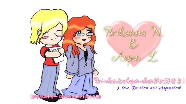 Bri-chan and Aspen by dizzy-with-love on DeviantArt