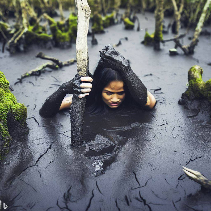 Asian Girl In Quicksand By Imponderabilium74 On Deviantart