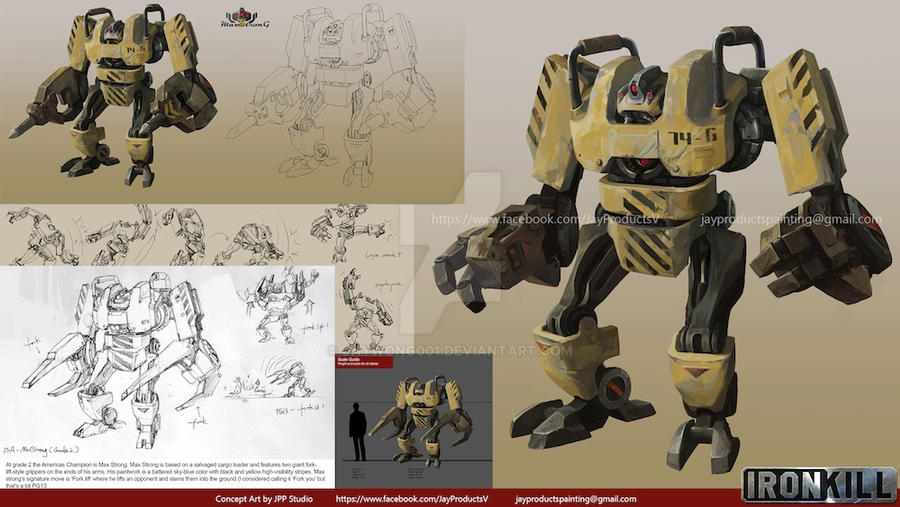 Ironkill App Game Artwork -- The robot Maxstrong by Jaywong001 on ... Ironkill App Game Artwork -- The robot Maxstrong by Jaywong001 on ...