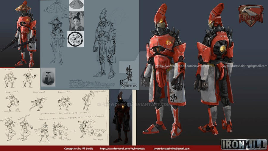 Ironkill App Game Artwork -- Robot Red Sparrow by Jaywong001 on DeviantArt Ironkill App Game Artwork -- Robot Red Sparrow by Jaywong001 on DeviantArt