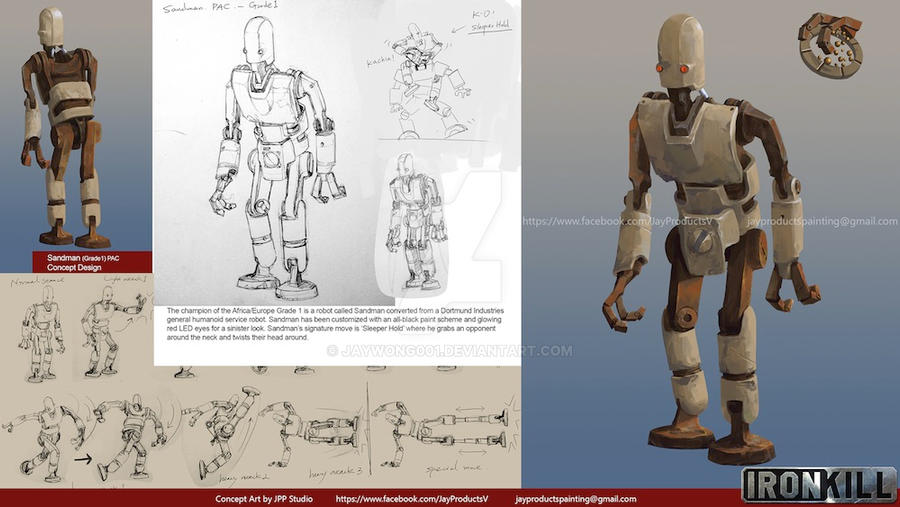Ironkill App Game Artwork -- The robot Sandman by Jaywong001 on DeviantArt Ironkill App Game Artwork -- The robot Sandman by Jaywong001 on DeviantArt