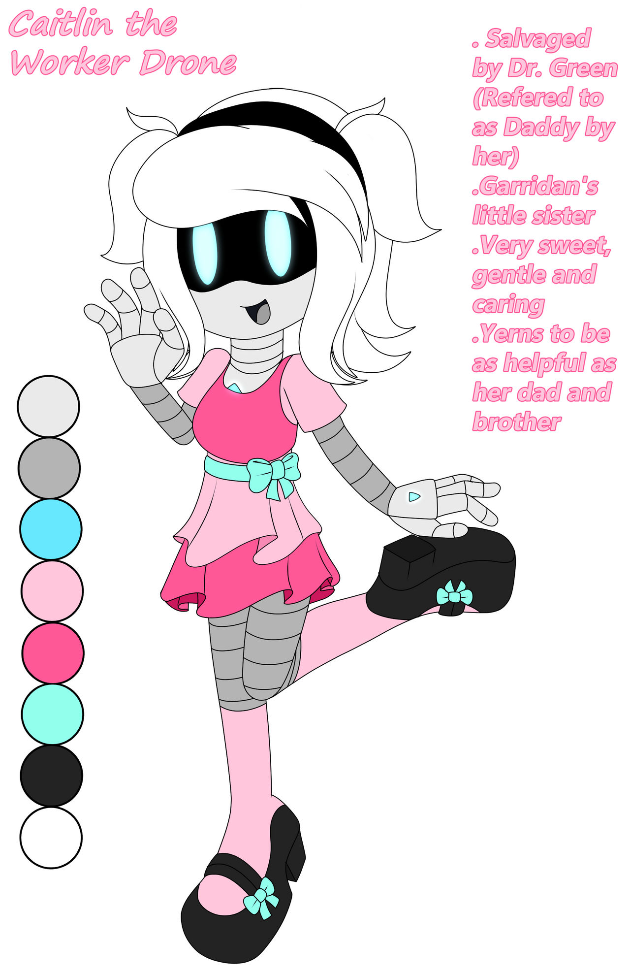 Caitlin the worker drone ref sheet by SonicSatamX93 on DeviantArt Caitlin the worker drone ref sheet by SonicSatamX93 on DeviantArt
