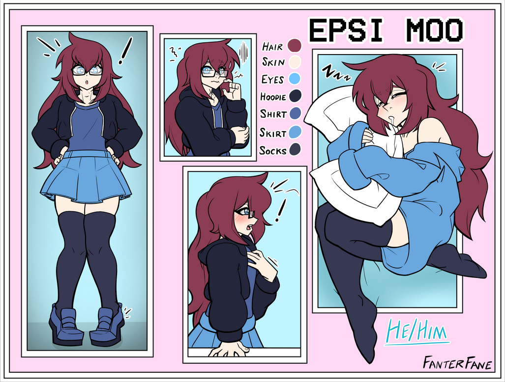 Epsi's Character Sheet! (SFW Commission) by FanterFane on DeviantArt Epsi's Character Sheet! (SFW Commission) by FanterFane on DeviantArt