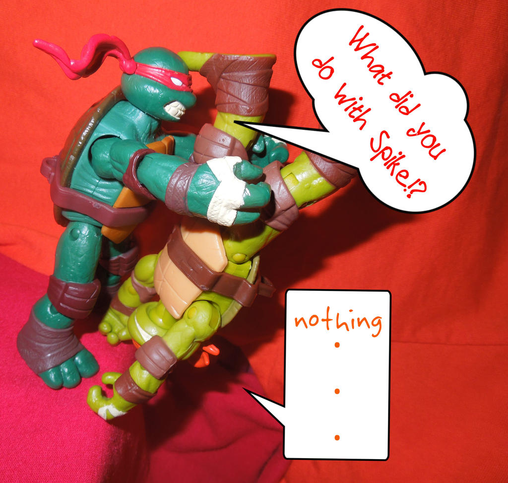 Tmnt Mikey And Raph Where Is Spike By Culinary Alchemist On Deviantart