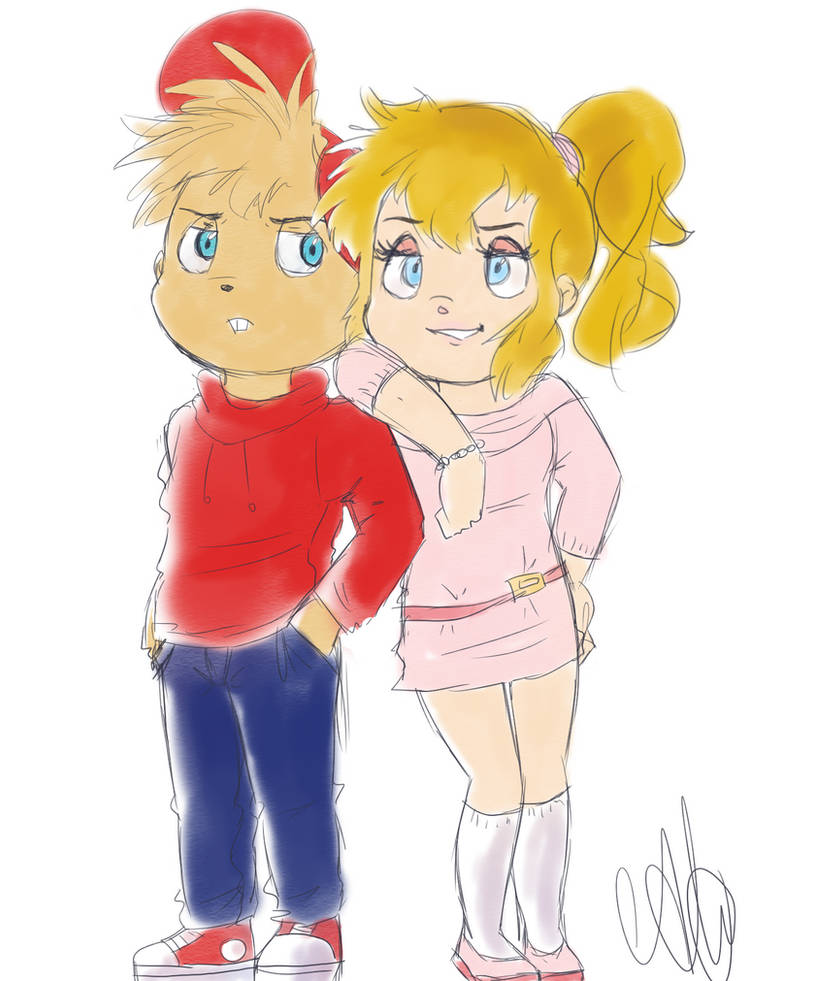 Alvin And Brittany By Sandrasandra11 On Deviantart
