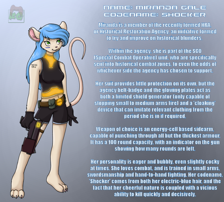 Character Sheet - Miranda Gale by Gibbo18 on DeviantArt