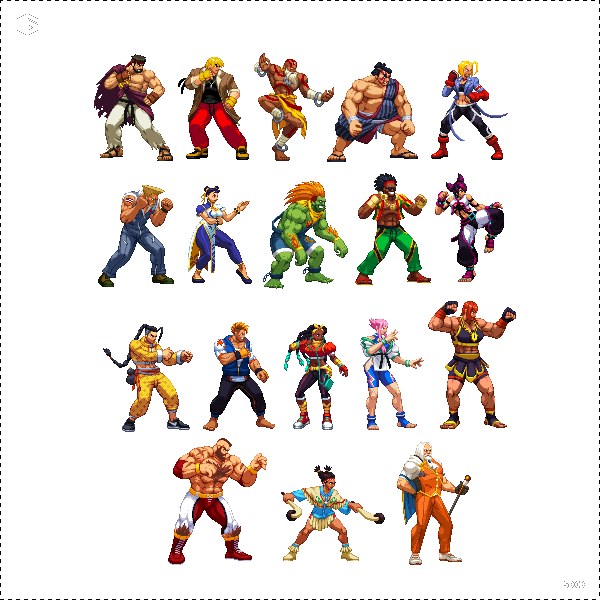 Street Fighter 6 Full Roster By Sabockee On Deviantart
