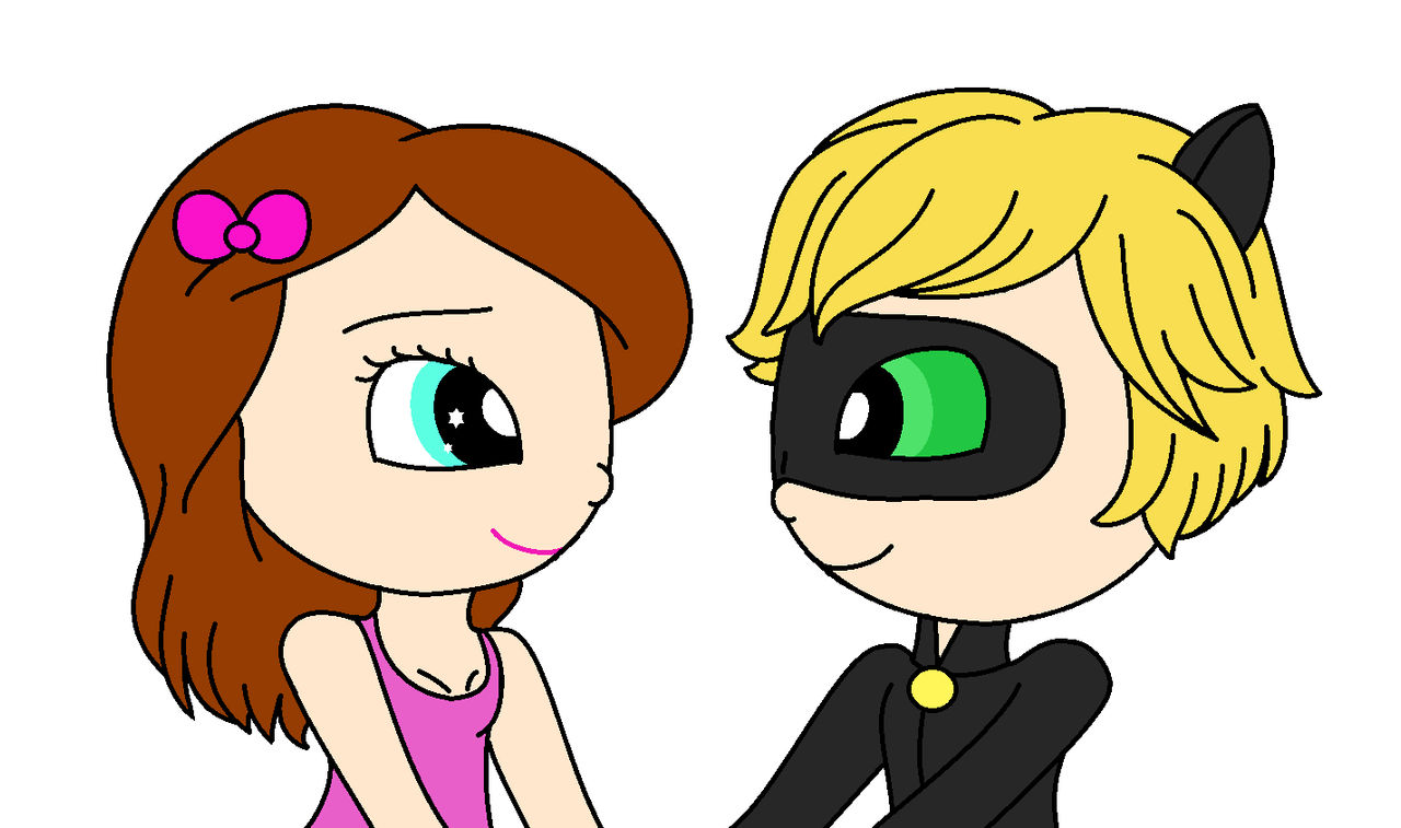 Cat Noir X Caitlin Sparkle Holding Hands By Caitlinsparkle On Deviantart
