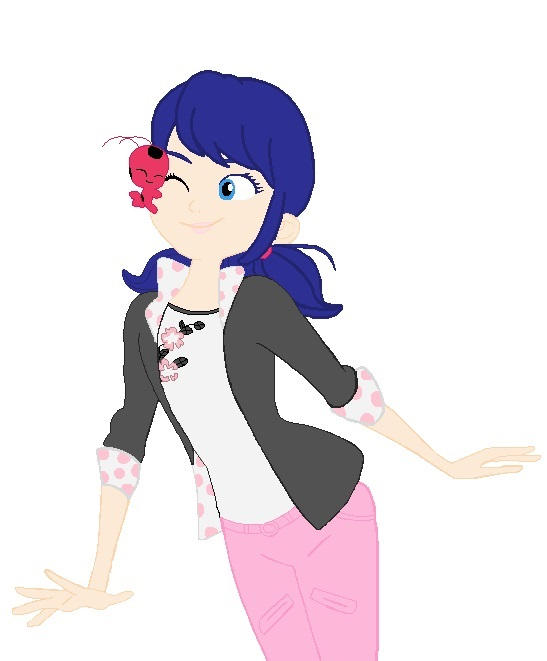 Marinette With Tikki By Caitlinsparkle On Deviantart
