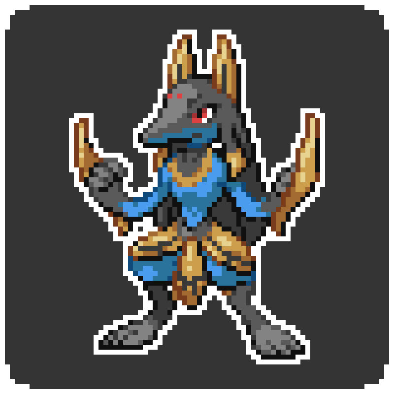 Anubrios Sprite by CourageousArcanine on DeviantArt Anubrios Sprite by CourageousArcanine on DeviantArt
