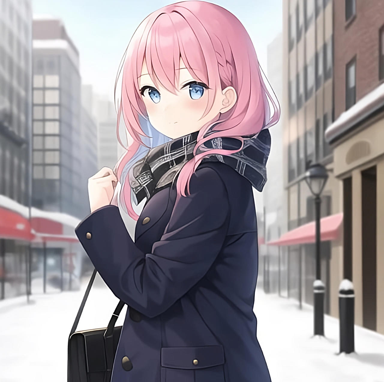 Girl With Pink Hair By Krzychumen On Deviantart