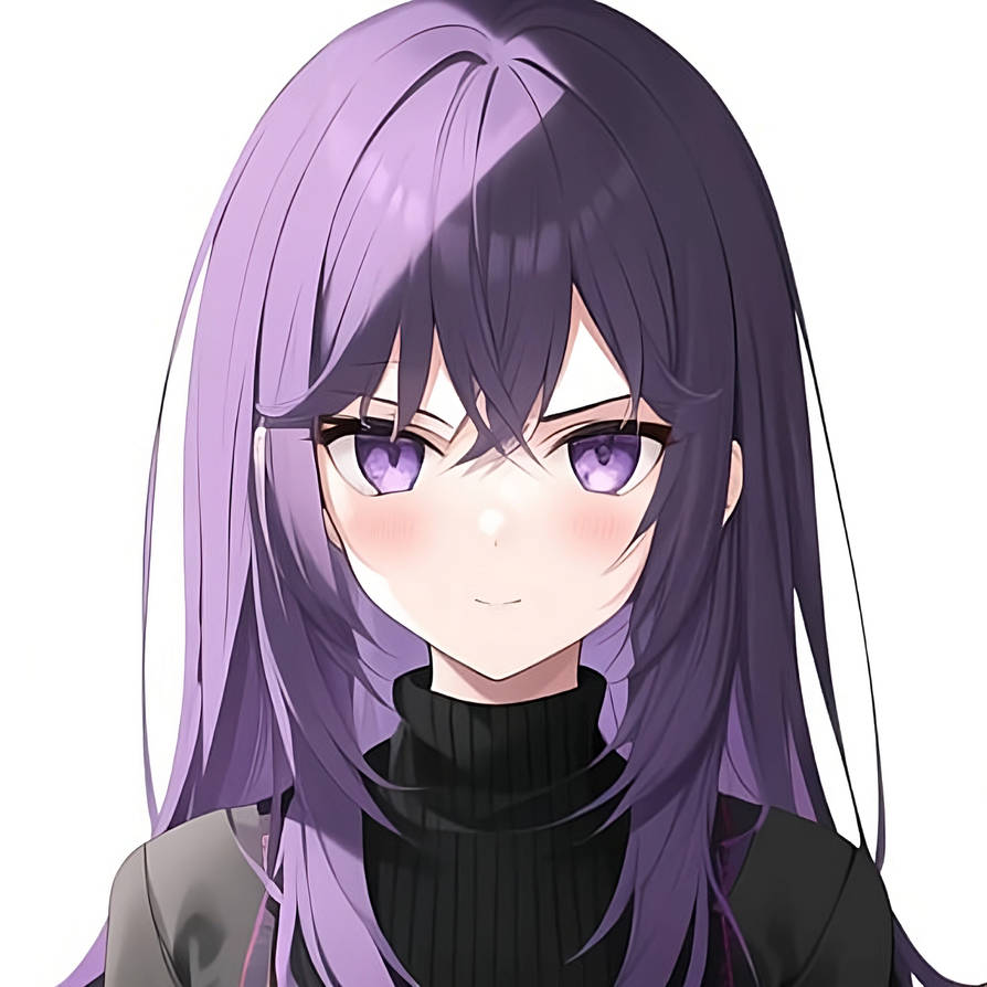 Girl With Purple Hair By Krzychumen On Deviantart