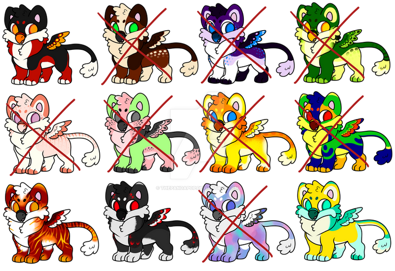Chibi Griffin Adopts! 2/12 OPEN by Thepandapop on DeviantArt Chibi Griffin Adopts! 2/12 OPEN by Thepandapop on DeviantArt
