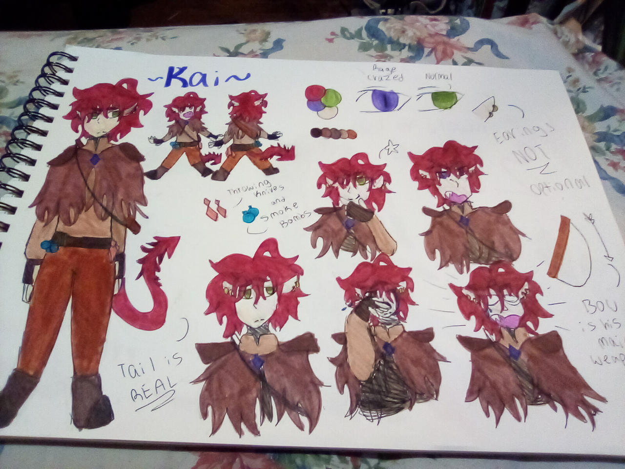 My new OC Kai reference sheet! by LightlessAshes on DeviantArt My new OC Kai reference sheet! by LightlessAshes on DeviantArt