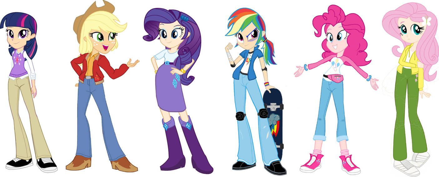 MLP Equestria Girls Humane 6 Redesigned By NuvaPrime On DeviantArt mlp-equestria-girls-humane-6-redesigned-by-nuvaprime-on-deviantart