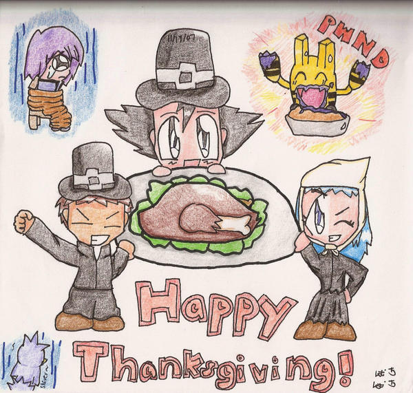 Pokemon Thanksgiving by Pachipachi4ever on DeviantArt
