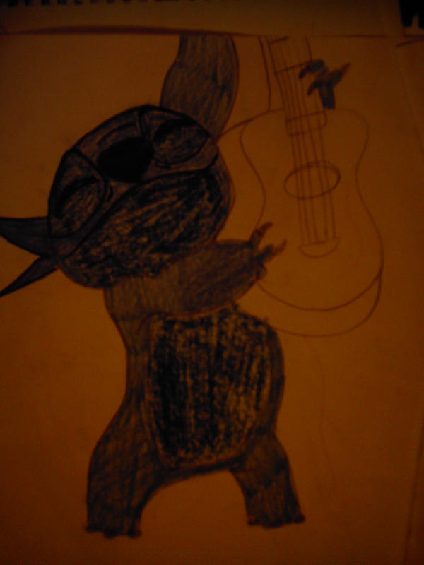 stitch playing guitar by xHoTp1nKiSsEsO on DeviantArt