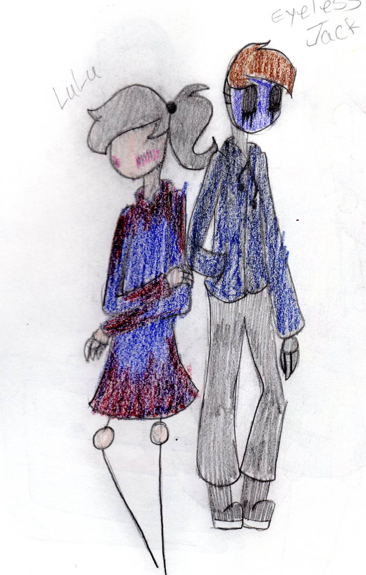 Creepypasta Lulu And Eyeless Jack By Pixelponie On Deviantart
