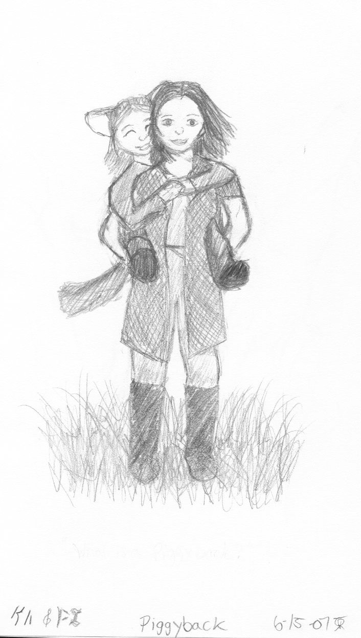 Piggyback by RiveraSisters on DeviantArt