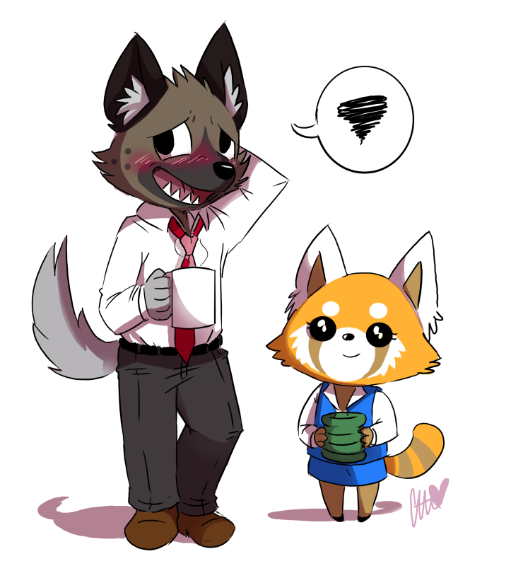 Haida X Retsuko By Neptunesaroma On Deviantart