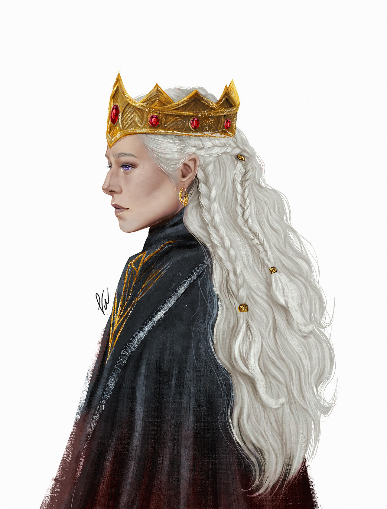 Rhaenyra Targaryen, The Black Queen by ViiMorte on DeviantArt Rhaenyra Targaryen, The Black Queen by ViiMorte on DeviantArt