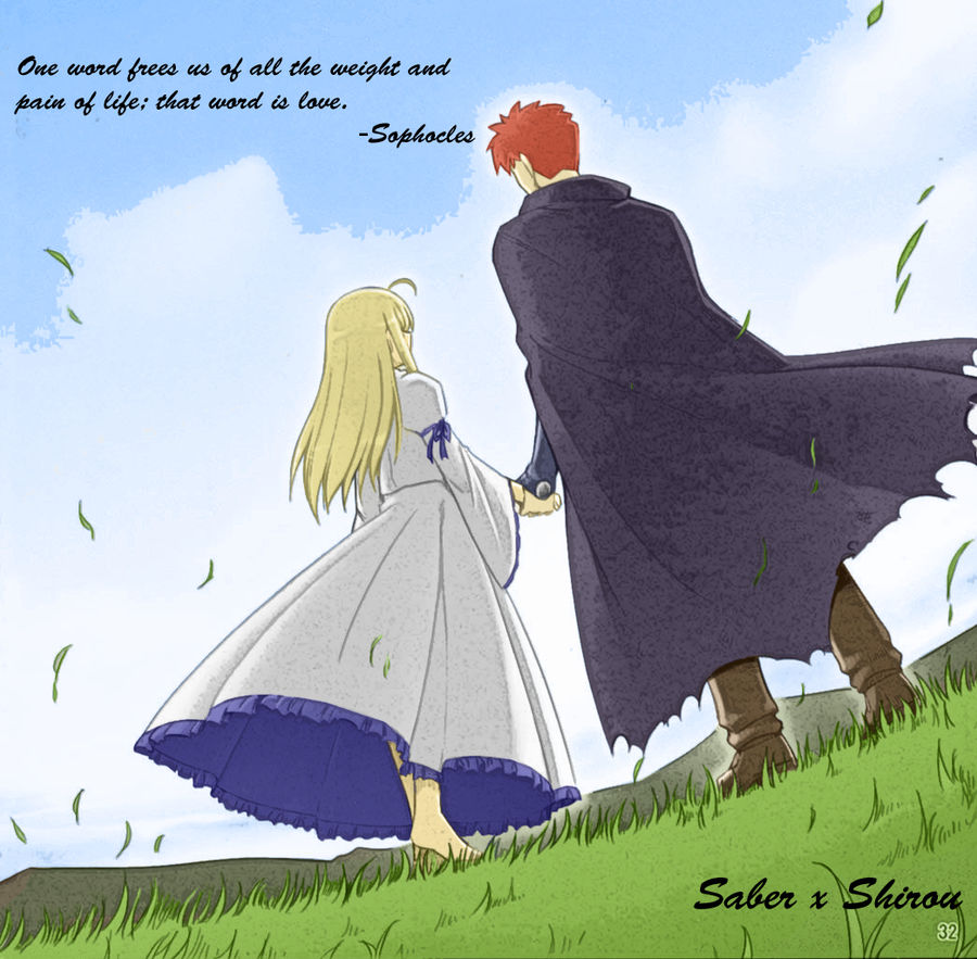 Shirou X Saber Doujin Color By Redzaku On Deviantart