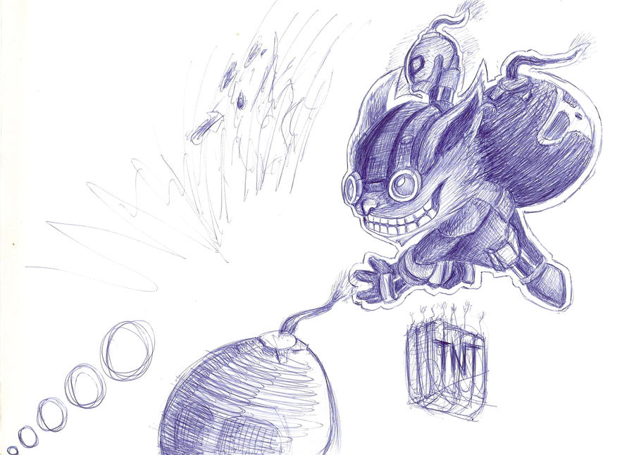 Ziggs - The Hexplosives Expert - by aPops on DeviantArt Ziggs - The Hexplosives Expert - by aPops on DeviantArt