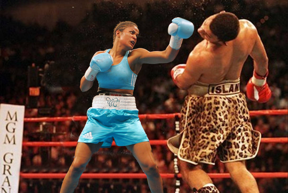 Laila Ali Taking Up Where Her Father Left Off7 By Bootlegr On Deviantart