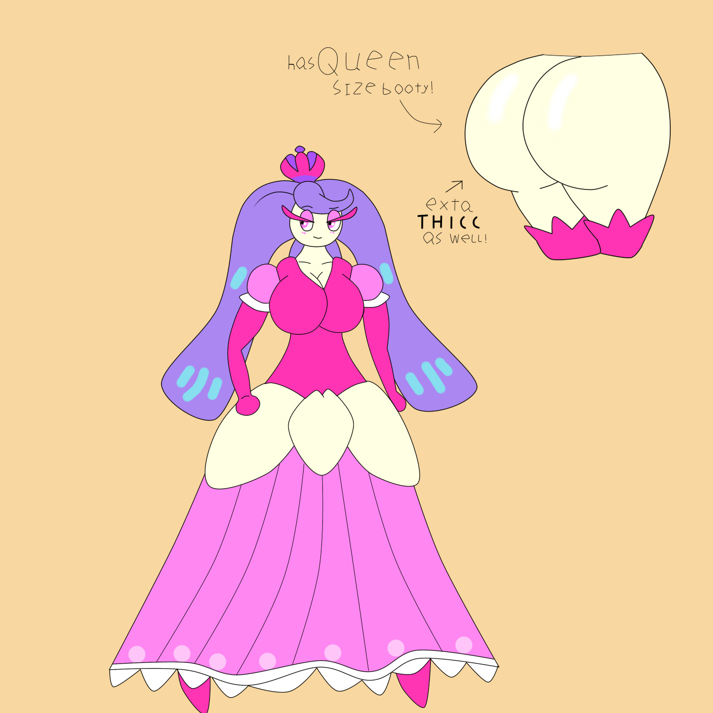 New Character Isabel The Thicc Shiny Tsareena By Abdldareck On Deviantart