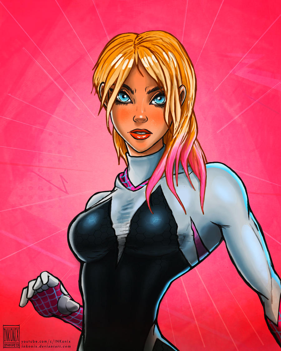 Spider Gwen Across The Spider Verse By Inkonix On Deviantart