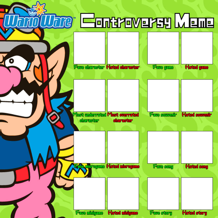 WarioWare Controversy by sugarbee908 on DeviantArt WarioWare Controversy by sugarbee908 on DeviantArt