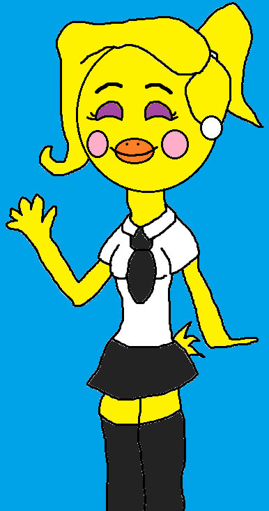 High School Toy Chica Drawing By Jonlukevilletvart On Deviantart