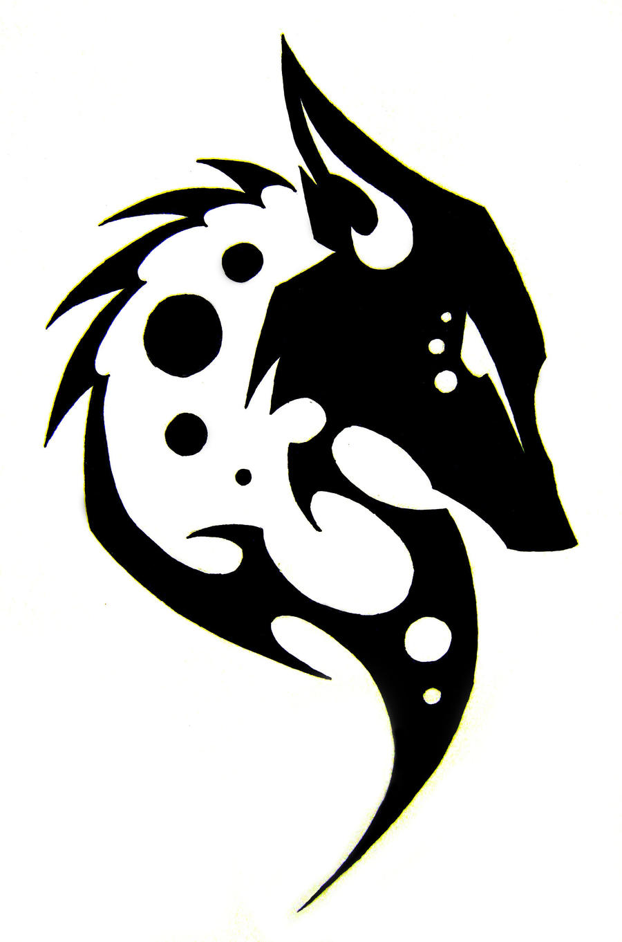 Tribal Fox Head Tattoo By Akeleu Wolf On Deviantart