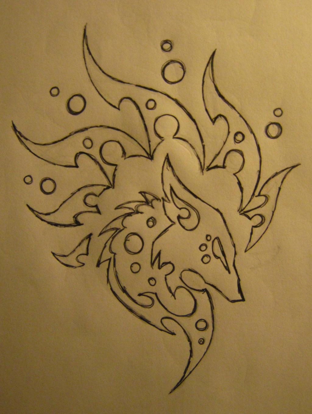 Extra Designs To Tribal Fox Head Tattoo By Akeleu Wolf On Deviantart