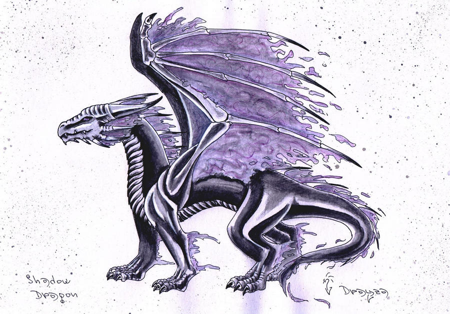 Shadow Dragon by Drayza on DeviantArt