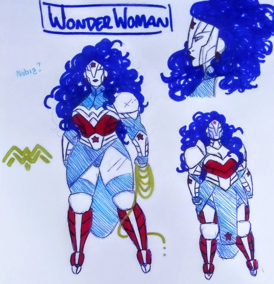 Wonder Woman Sketch By Oni18064 On Deviantart