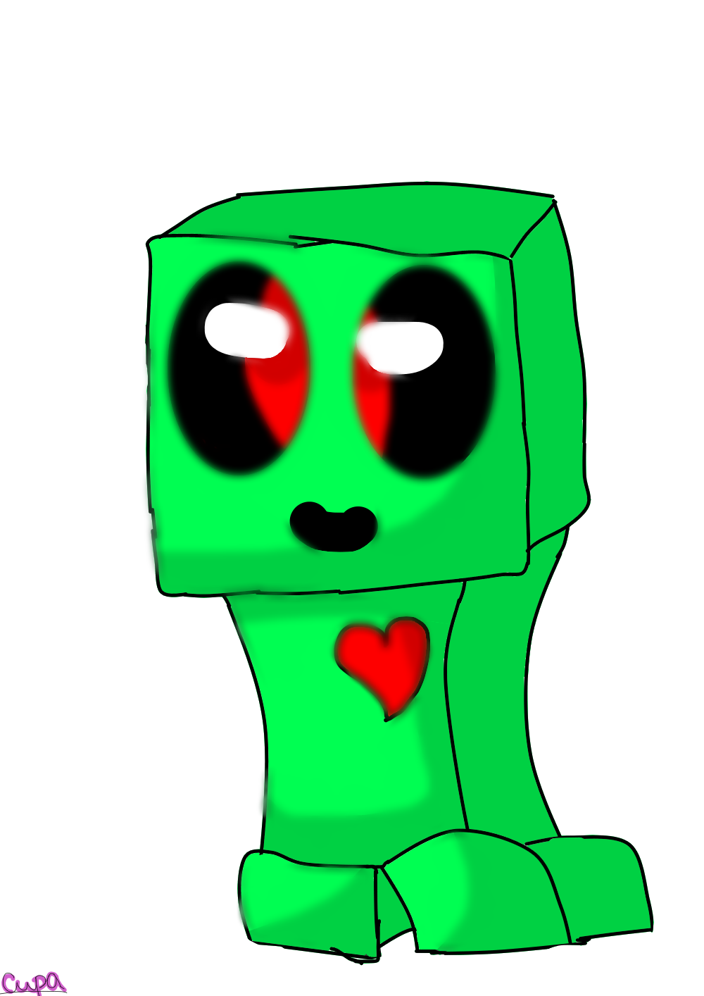 Minecraft Creeper By Cupa Creeper080 On Deviantart