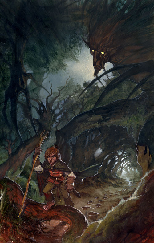 An Ent And A Hobbit By LordMishkin On DeviantArt an-ent-and-a-hobbit-by-lordmishkin-on-deviantart