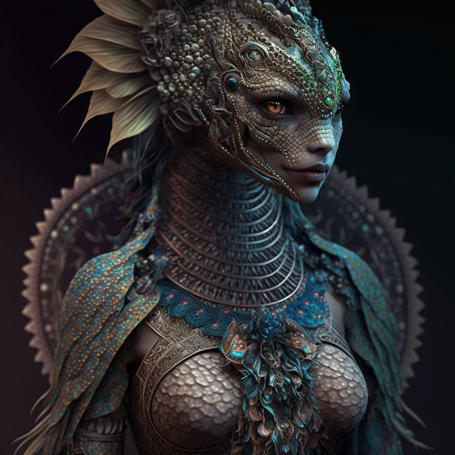 Woman Reptilian Goddess Full Body By Anarkia333 On Deviantart