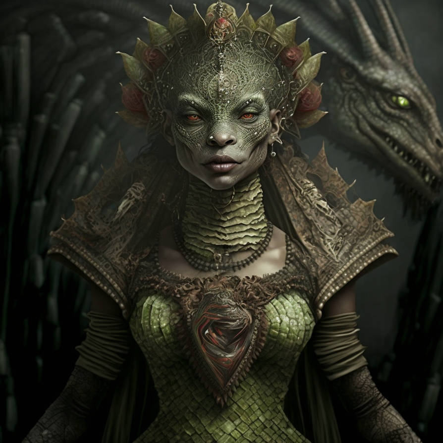 Reptilian Woman Goddess In Dress by Anarkia333 on DeviantArt Reptilian Woman Goddess In Dress by Anarkia333 on DeviantArt