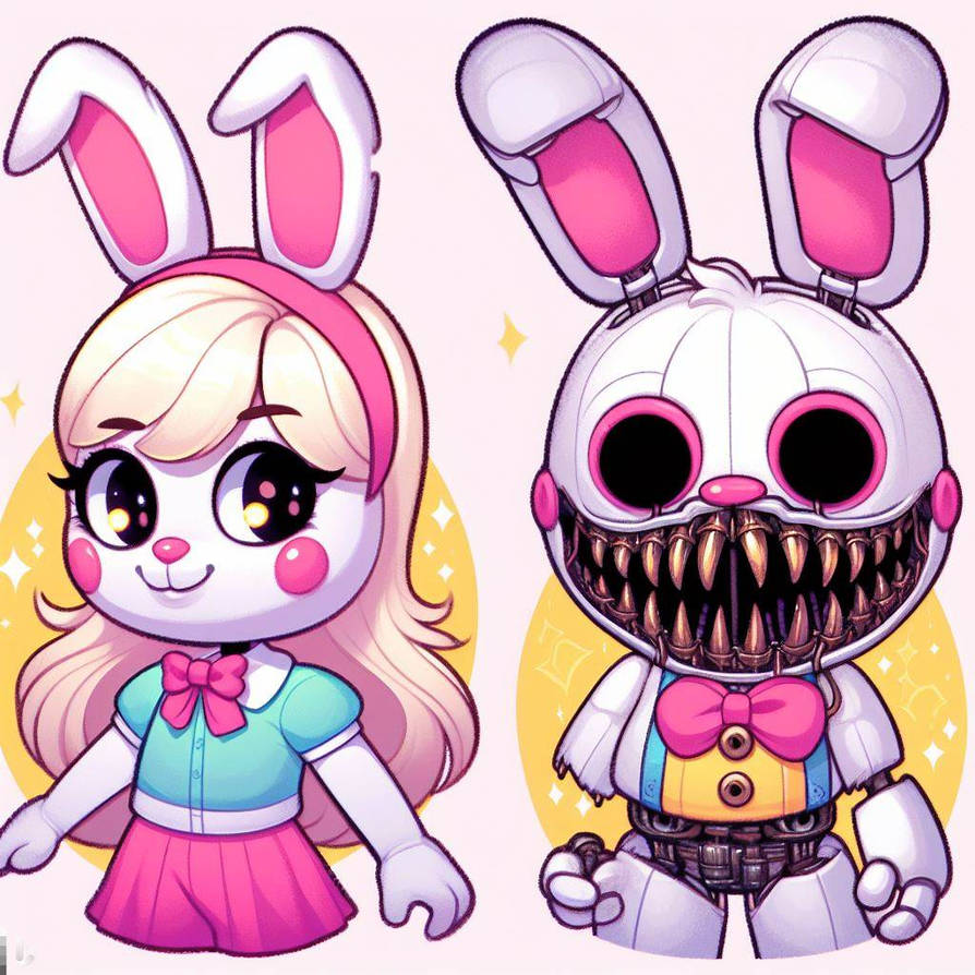 Fnaf Benny The Bunny And Elizabeth Afton By Princessstarfirefly On