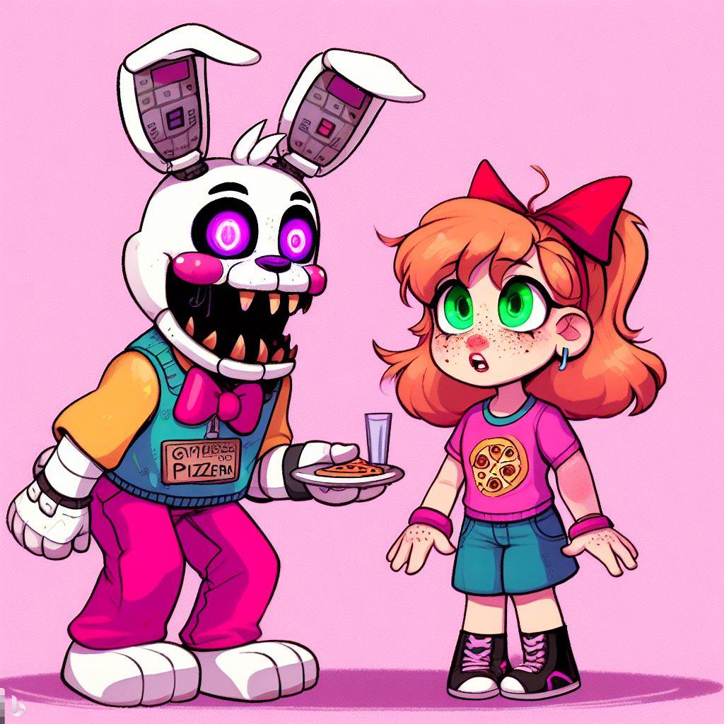 Fnaf Benny Bunny And Elizabeth Afton Wrong Snack By Princessstarfirefly