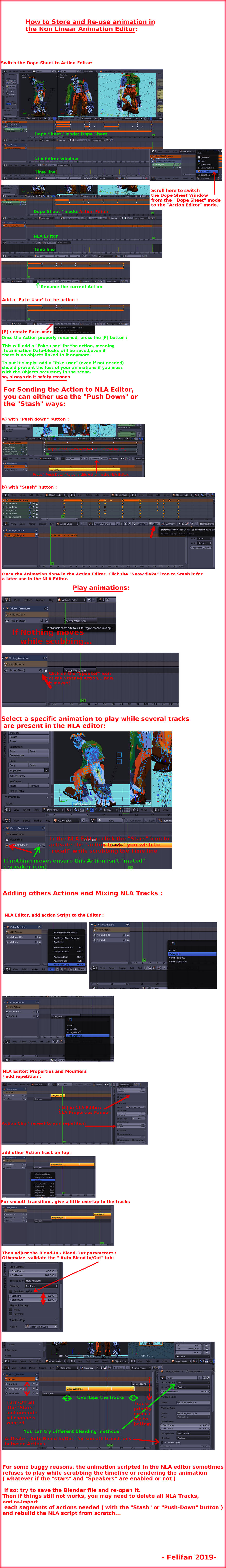Blender Tuto NLA Editor by felifan on DeviantArt Blender Tuto NLA Editor by felifan on DeviantArt