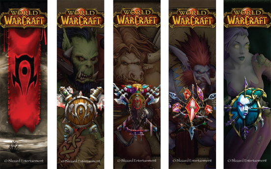 WoW Bookmarks, Horde by sdquanrud on DeviantArt