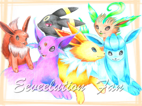 Eeveelution Fan by Eperia on DeviantArt
